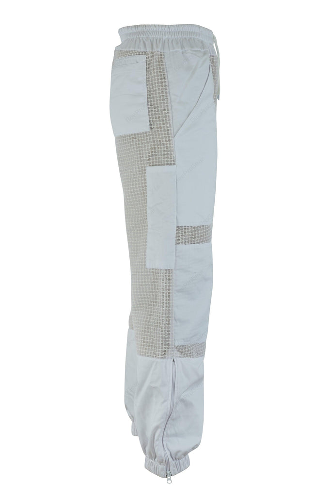 3-Layer Ultra Ventilated Sting-Proof Beekeeping Pants- White Mesh ...